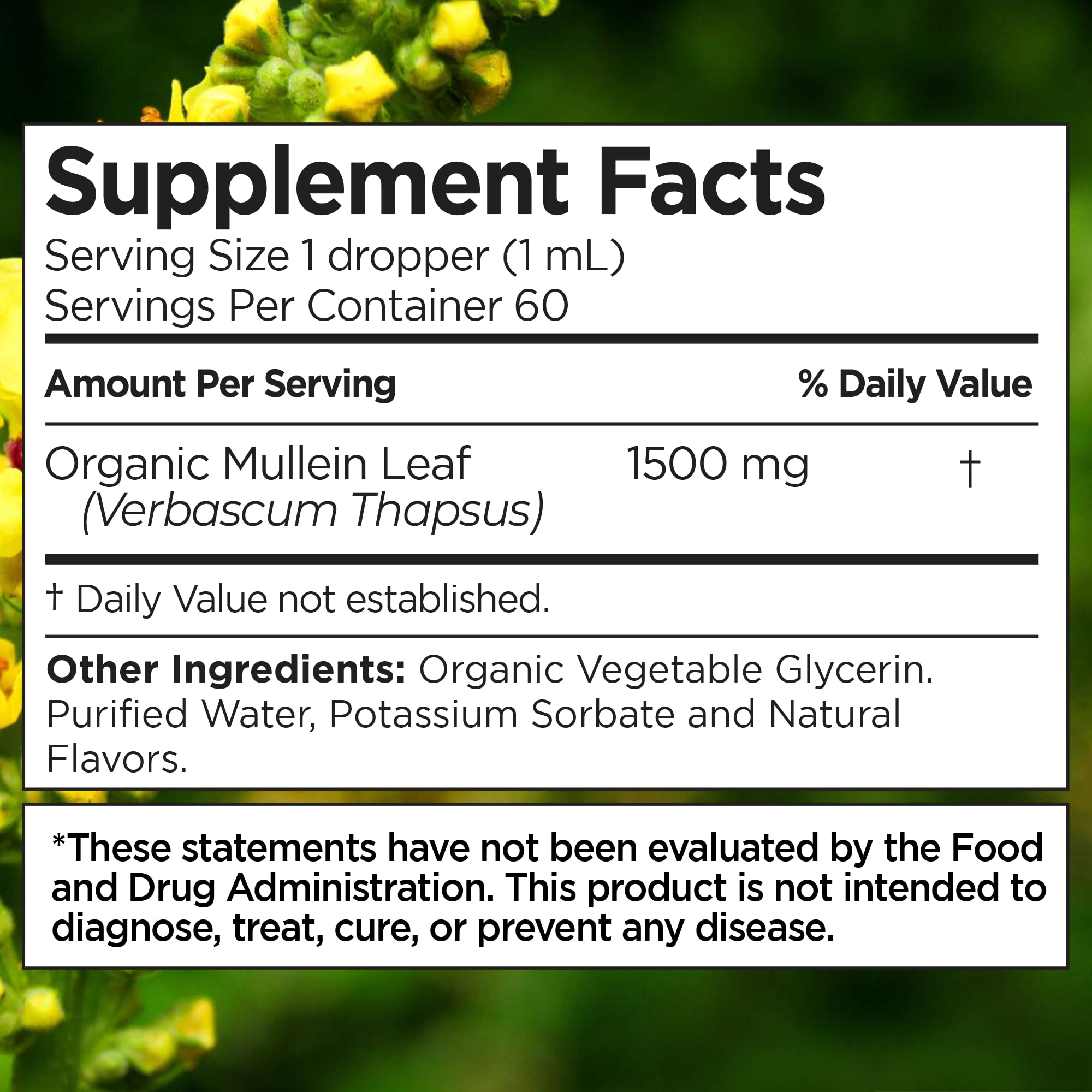 strawberry flavored mullein supplement