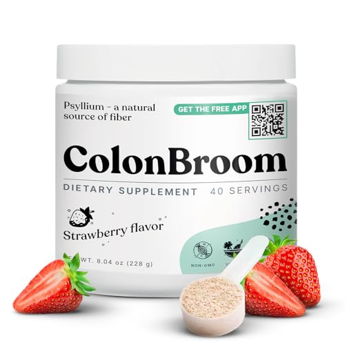 Strawberry flavored psyllium supplement
