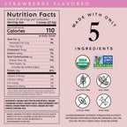strawberry flavored whey protein