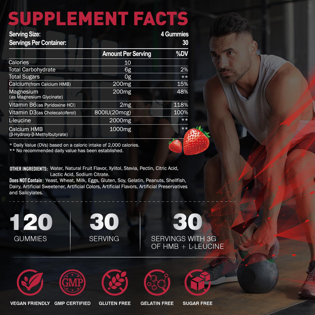 Strawberry flavour amino acid supplement