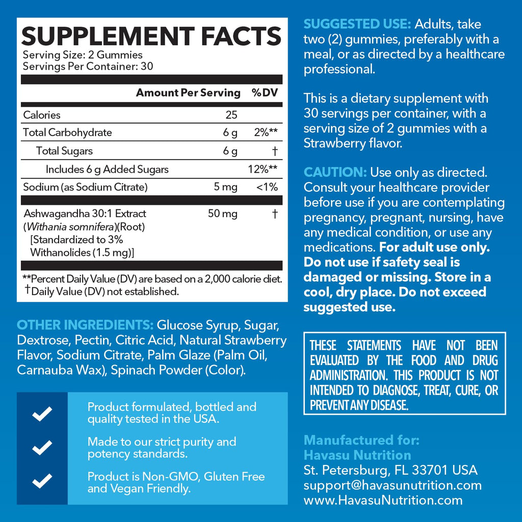 strawberry flavour ashwagandha supplements