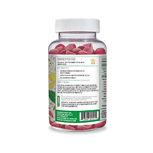 strawberry flavour blended vitamin gummies for women