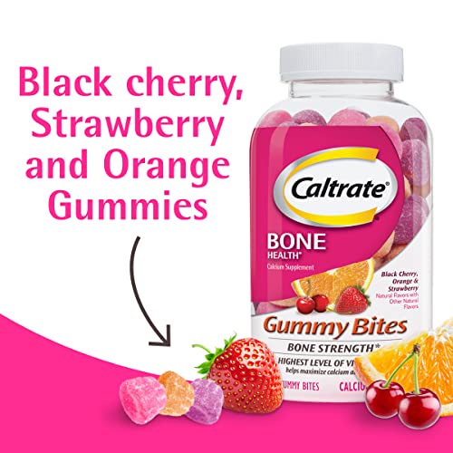 strawberry flavour calcium gummy bites
