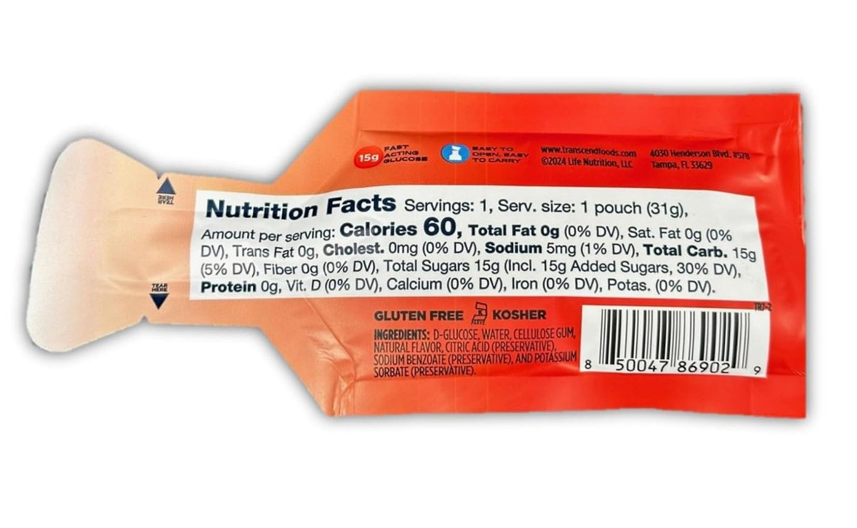 Strawberry flavour endurance energy boost
