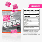 Strawberry flavour energy chews