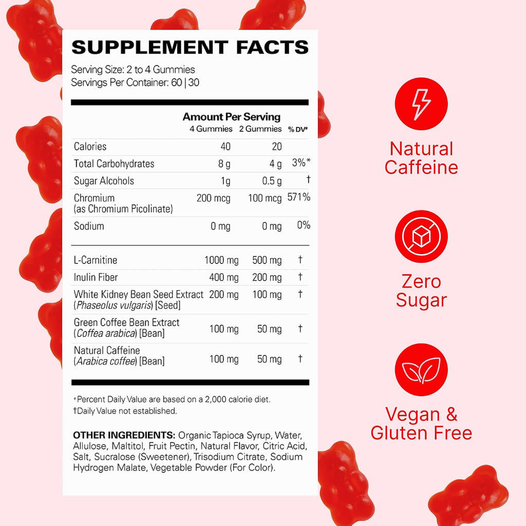 strawberry flavour fat burners gummies