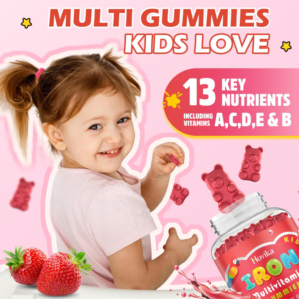 strawberry flavour kids vitamins for energy