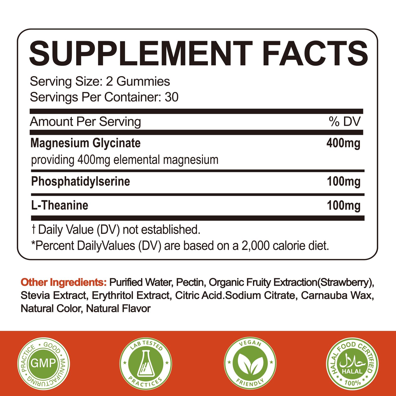 strawberry flavour magnesium gummies for relaxation