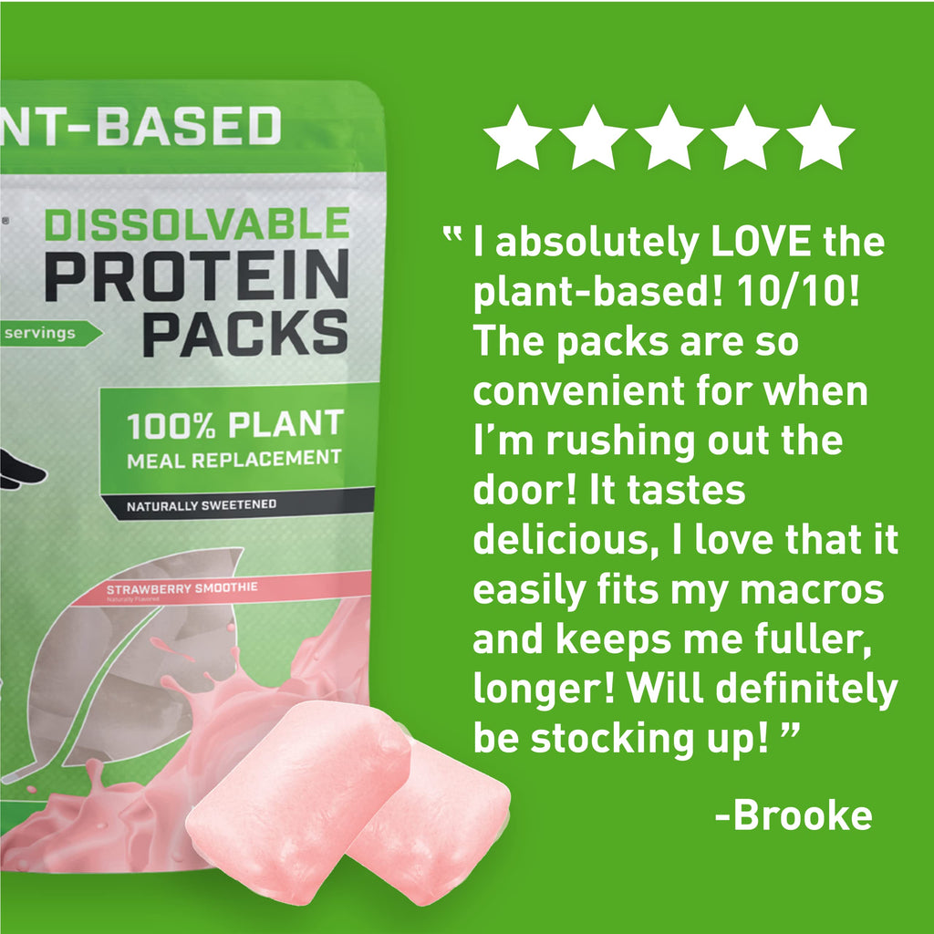 strawberry flavour meal replacement packs