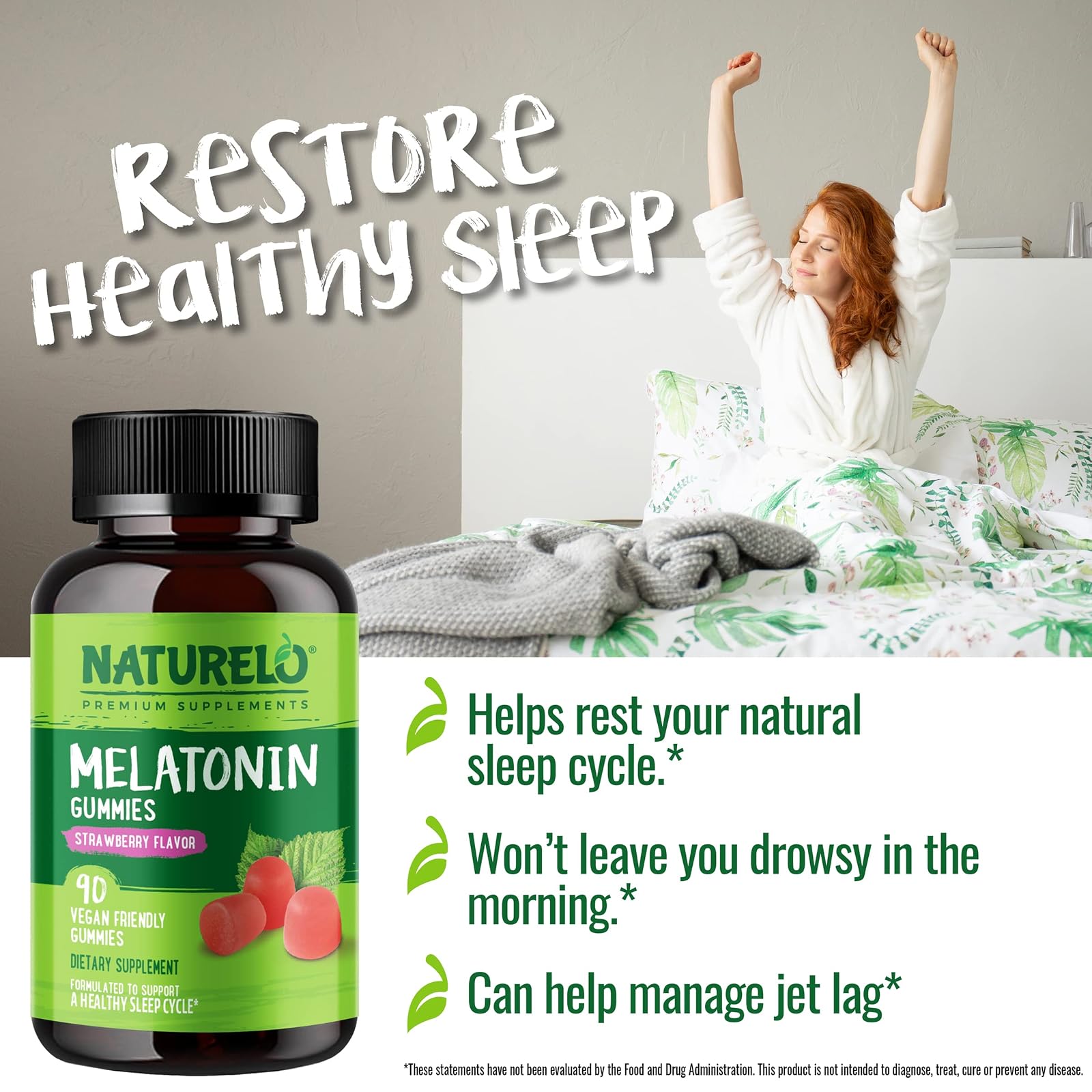 strawberry flavour melatonin 10mg gummies