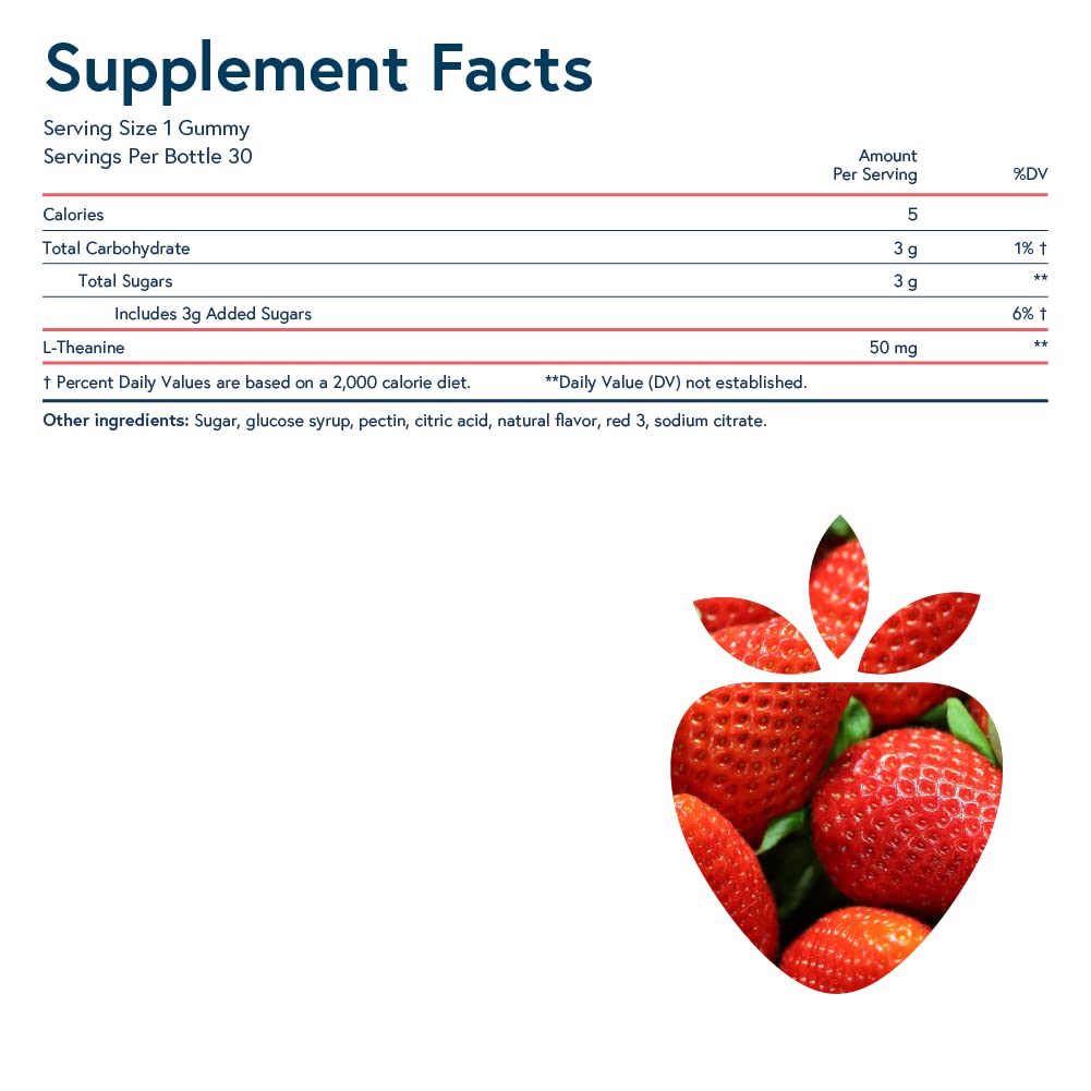 strawberry flavour mood-boosting gummies