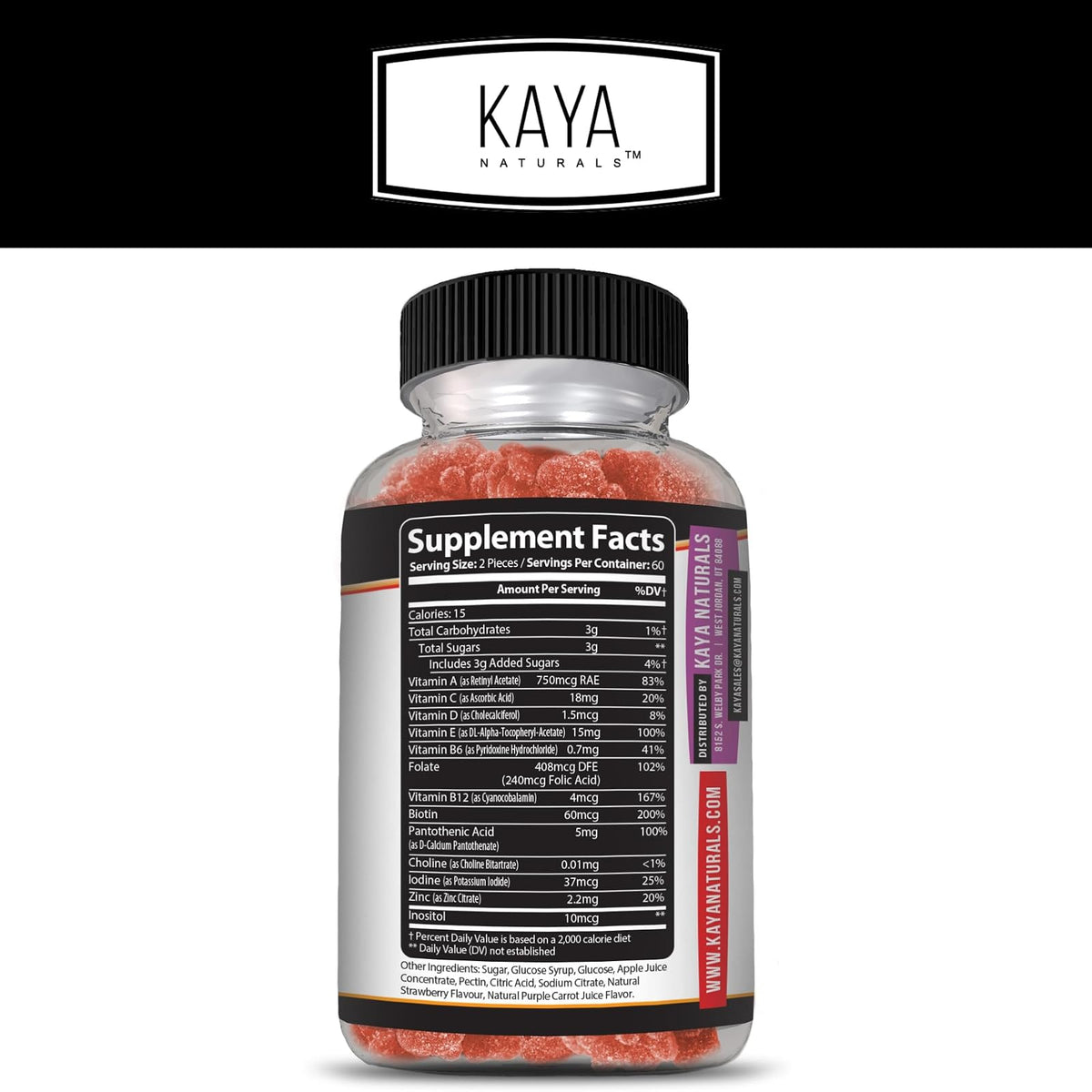 strawberry flavour multivitamins for women