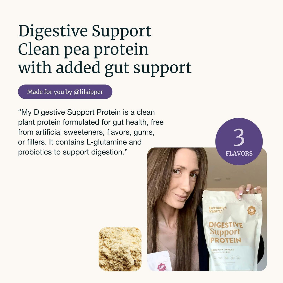 strawberry flavour plant protein supplement