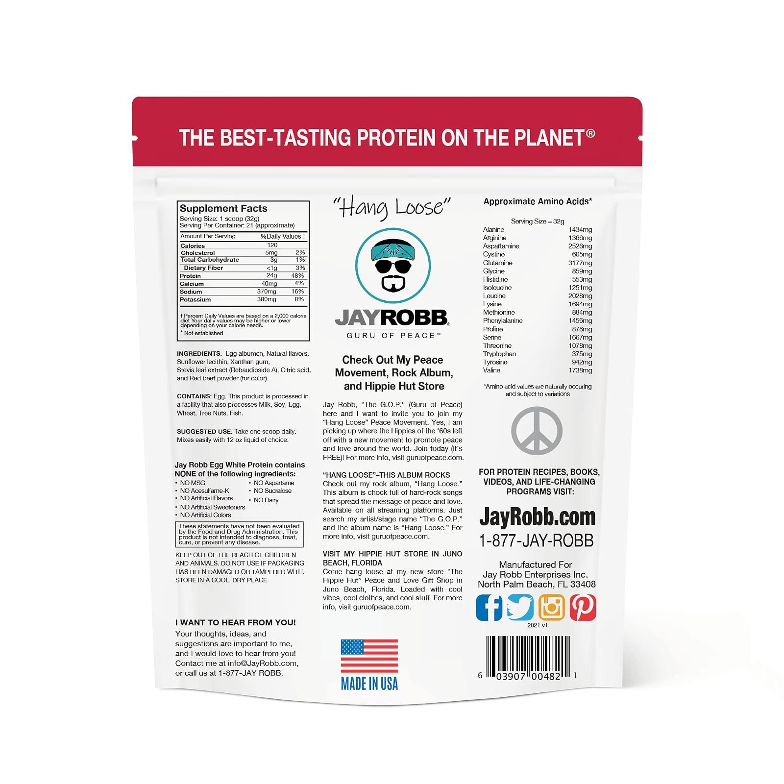 strawberry flavour protein supplement