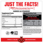 strawberry flavour protein supplement