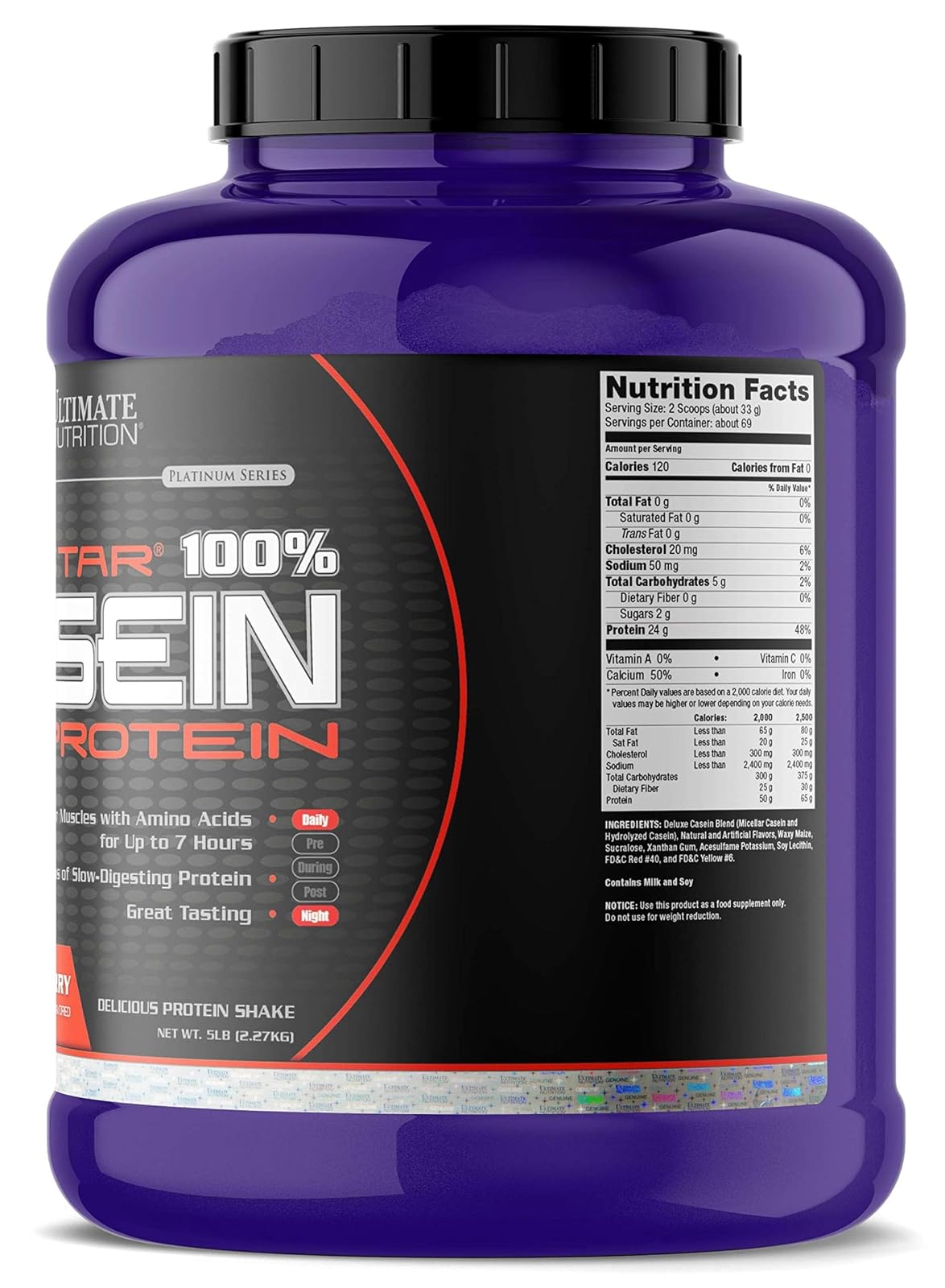 strawberry flavour protein supplement