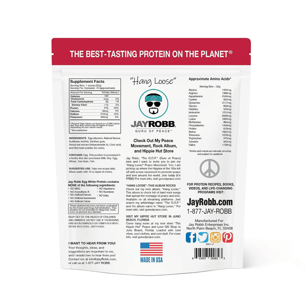 strawberry flavour protein supplement