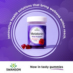 Strawberry flavour sleep support gummies