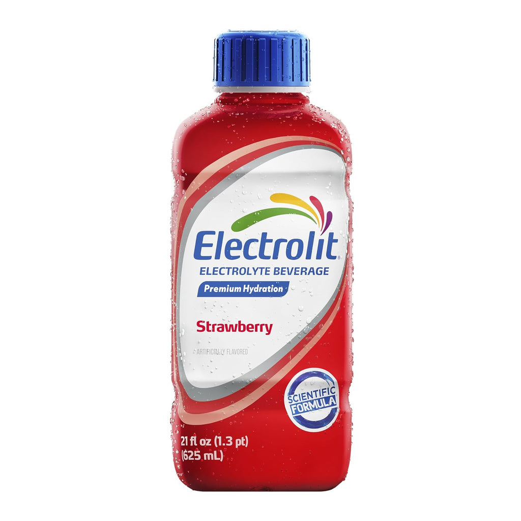 Strawberry flavour sports electrolyte drink