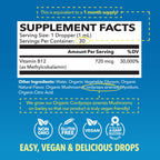 strawberry flavour vitamin b12 drops