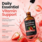 Strawberry flavour vitamin B12 supplement