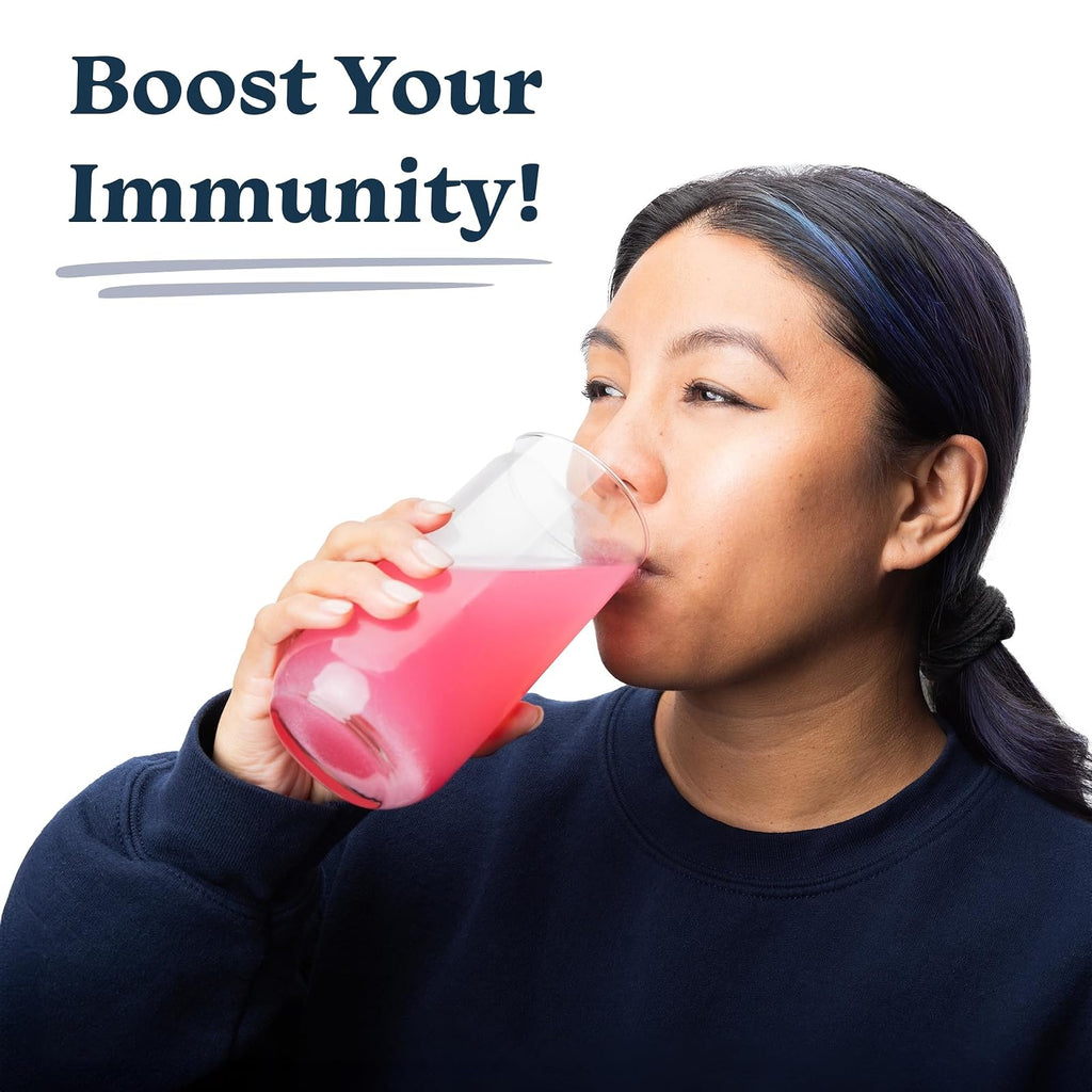 Strawberry flavour vitamin C tablets