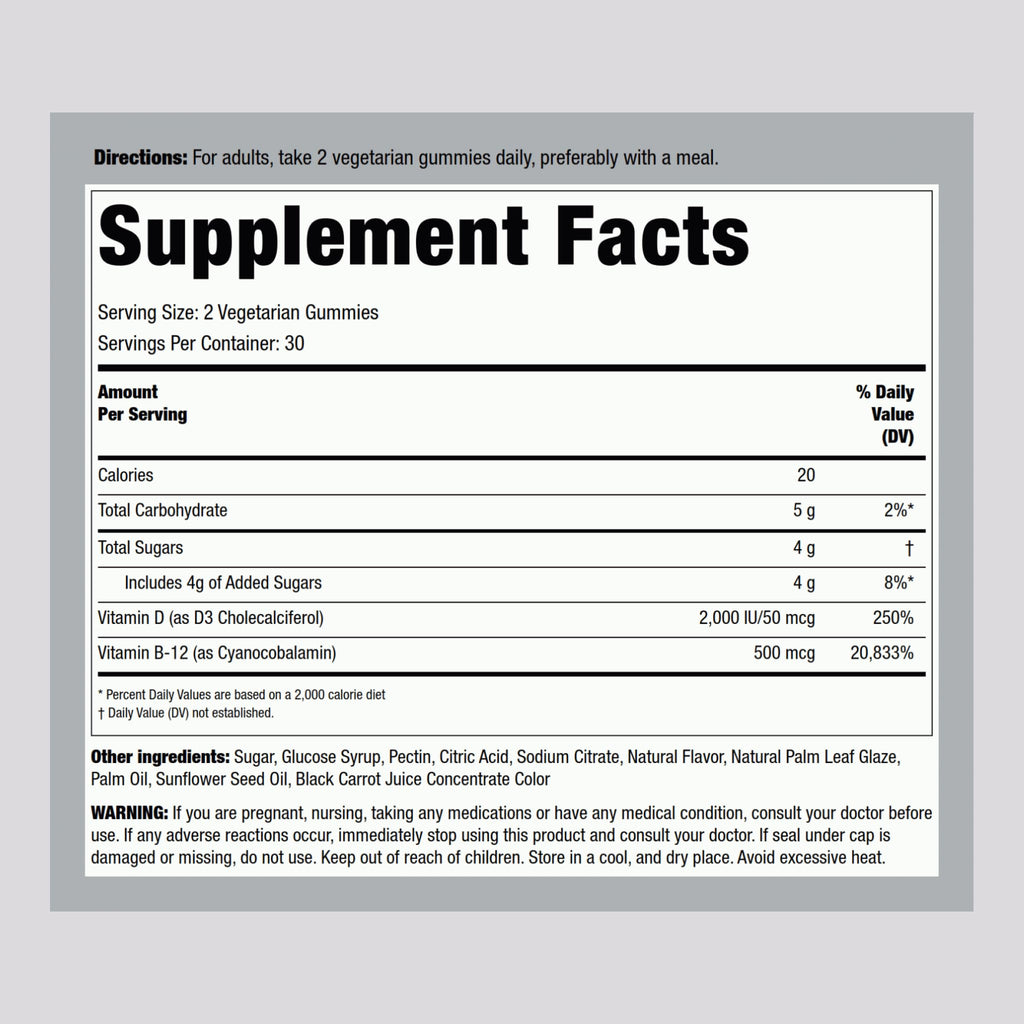Strawberry flavour vitamin supplements