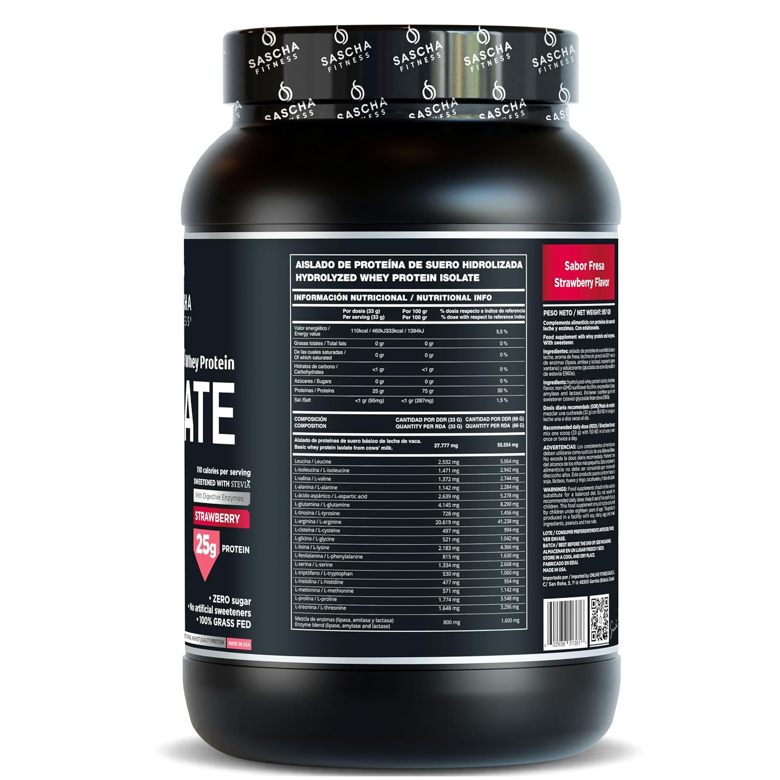 strawberry flavour whey protein