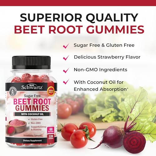 strawberry flavoured beet root gummies