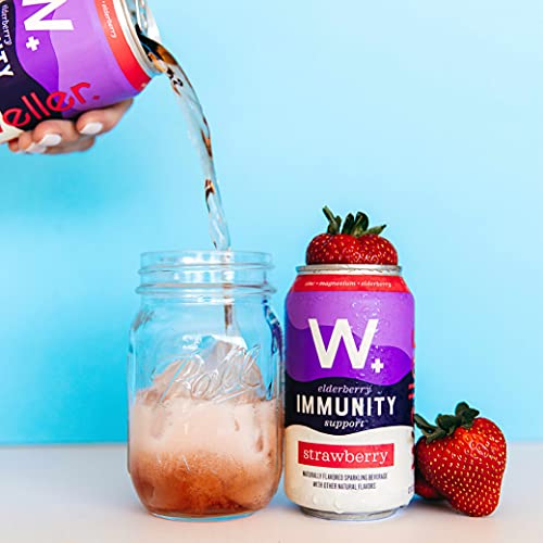 strawberry flavoured elderberry refreshment