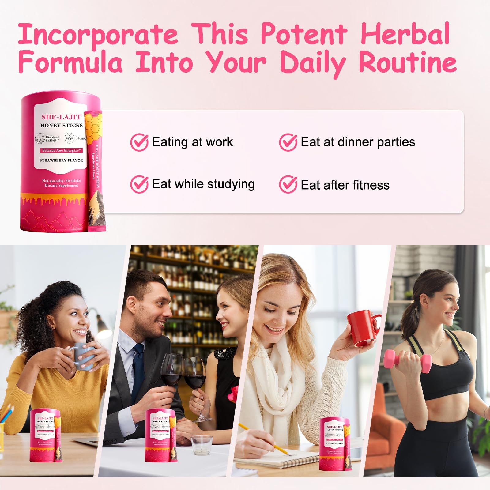 strawberry flavoured energy sticks