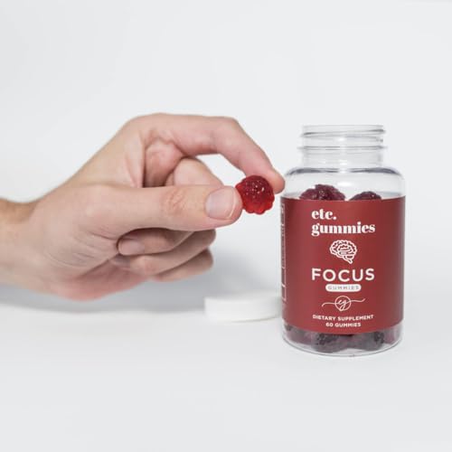 Strawberry-flavoured focus enhancing gummies