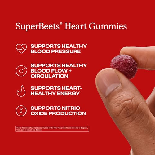 strawberry flavoured heart health gummies
