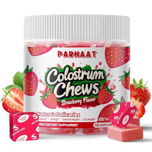 Strawberry flavoured immune support chews