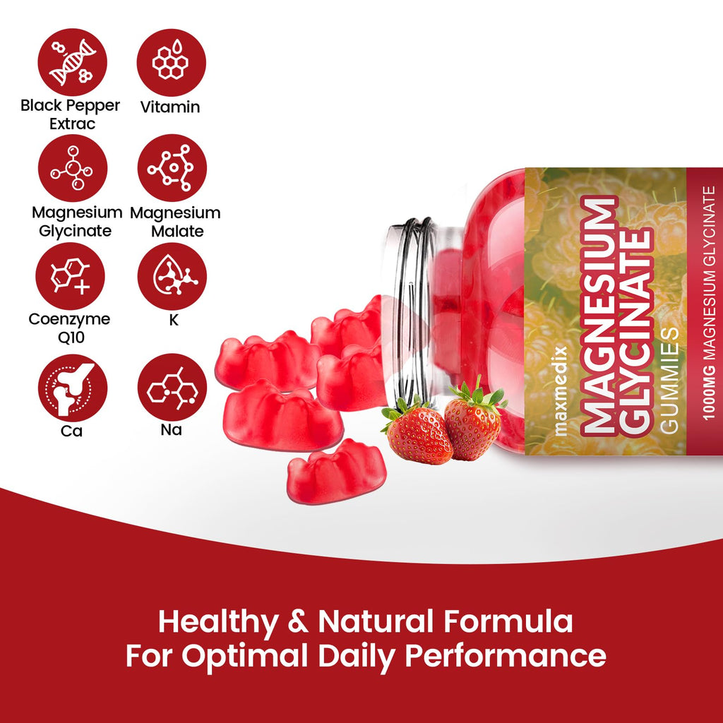 strawberry flavoured magnesium gummies