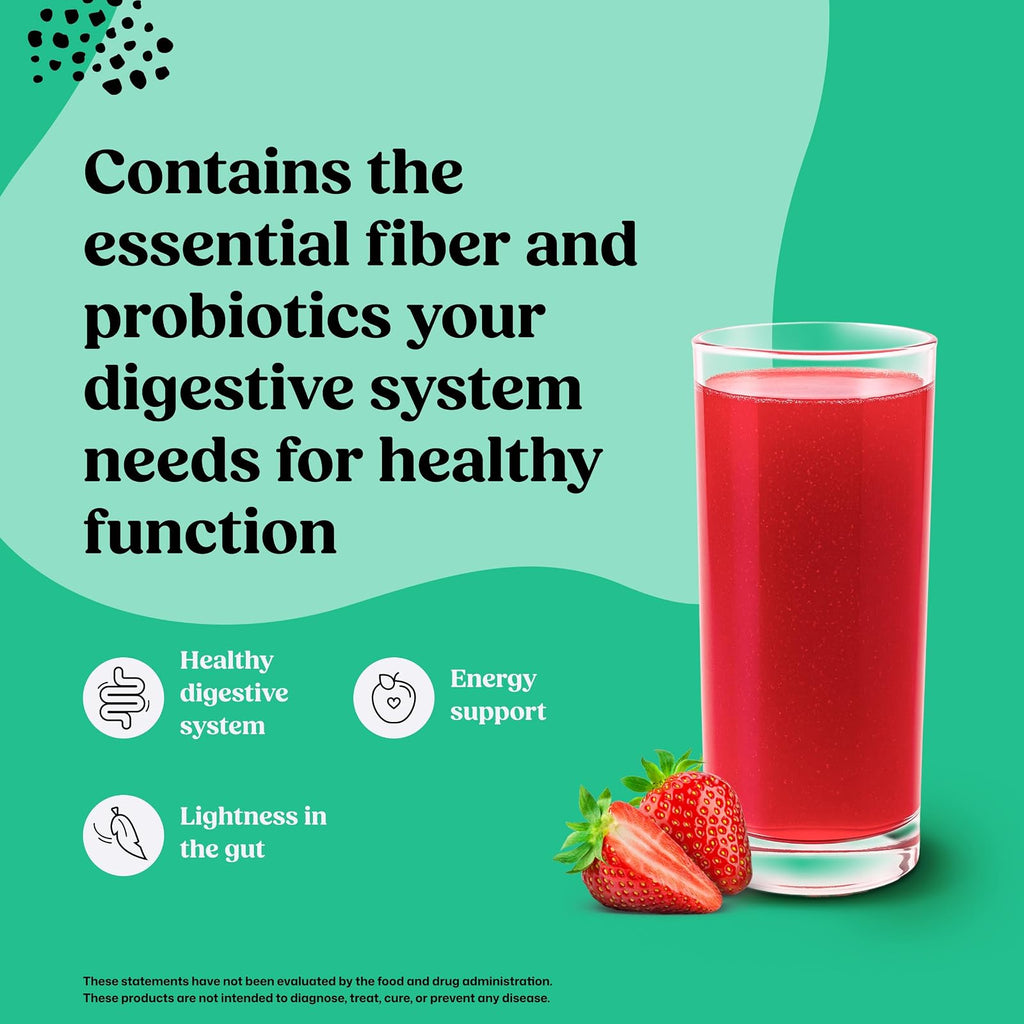 strawberry flavoured psyllium husk supplement
