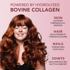 Strawberry gelato collagen for hair health