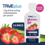 strawberry glucose gel pouch