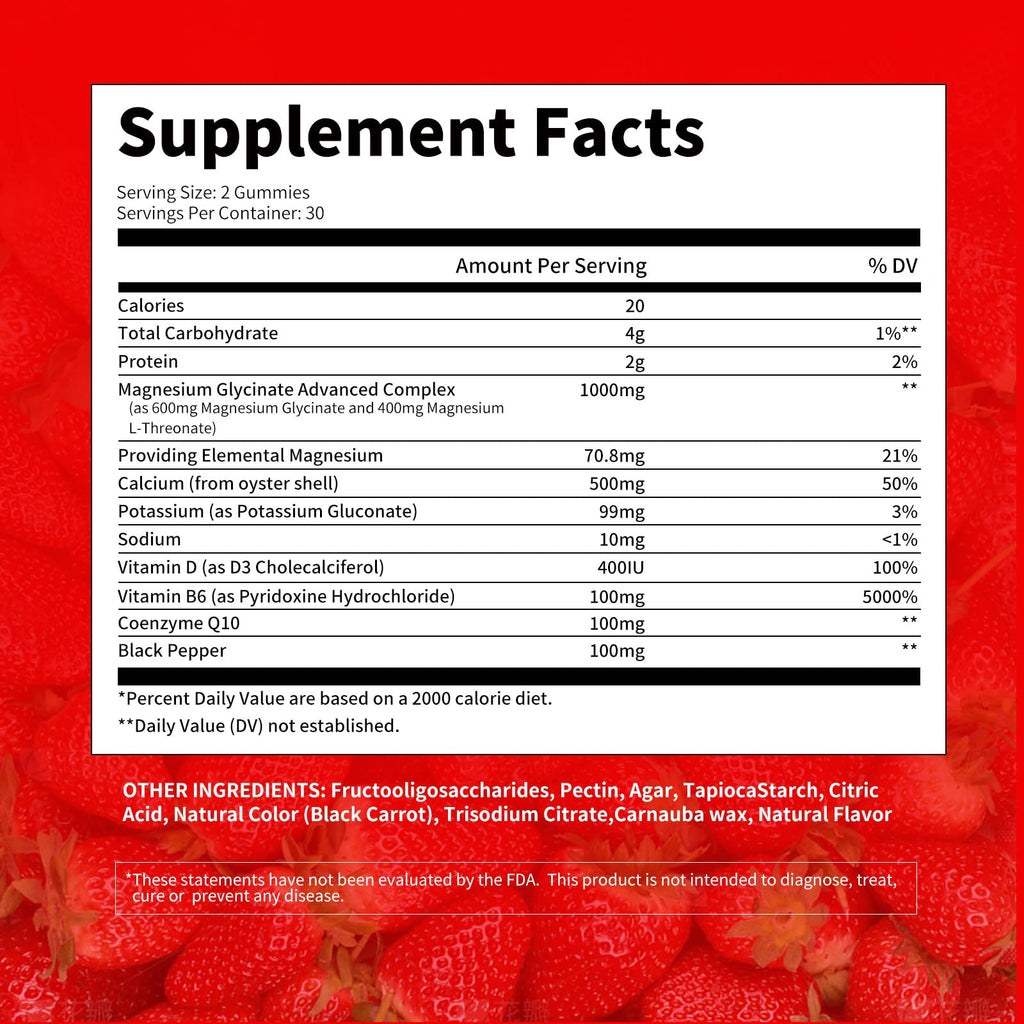 strawberry gummies with magnesium benefits