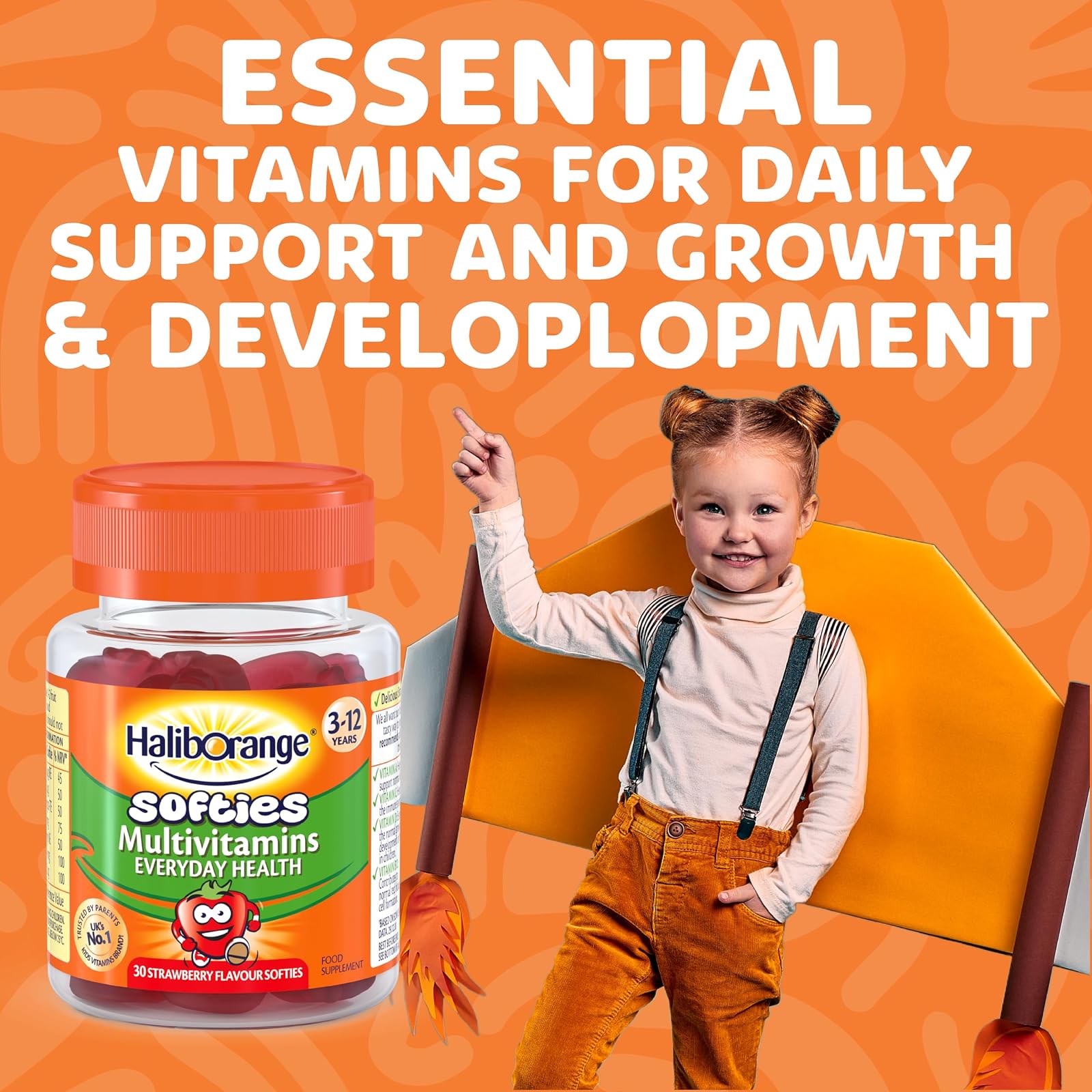 strawberry gummy multivitamins for children