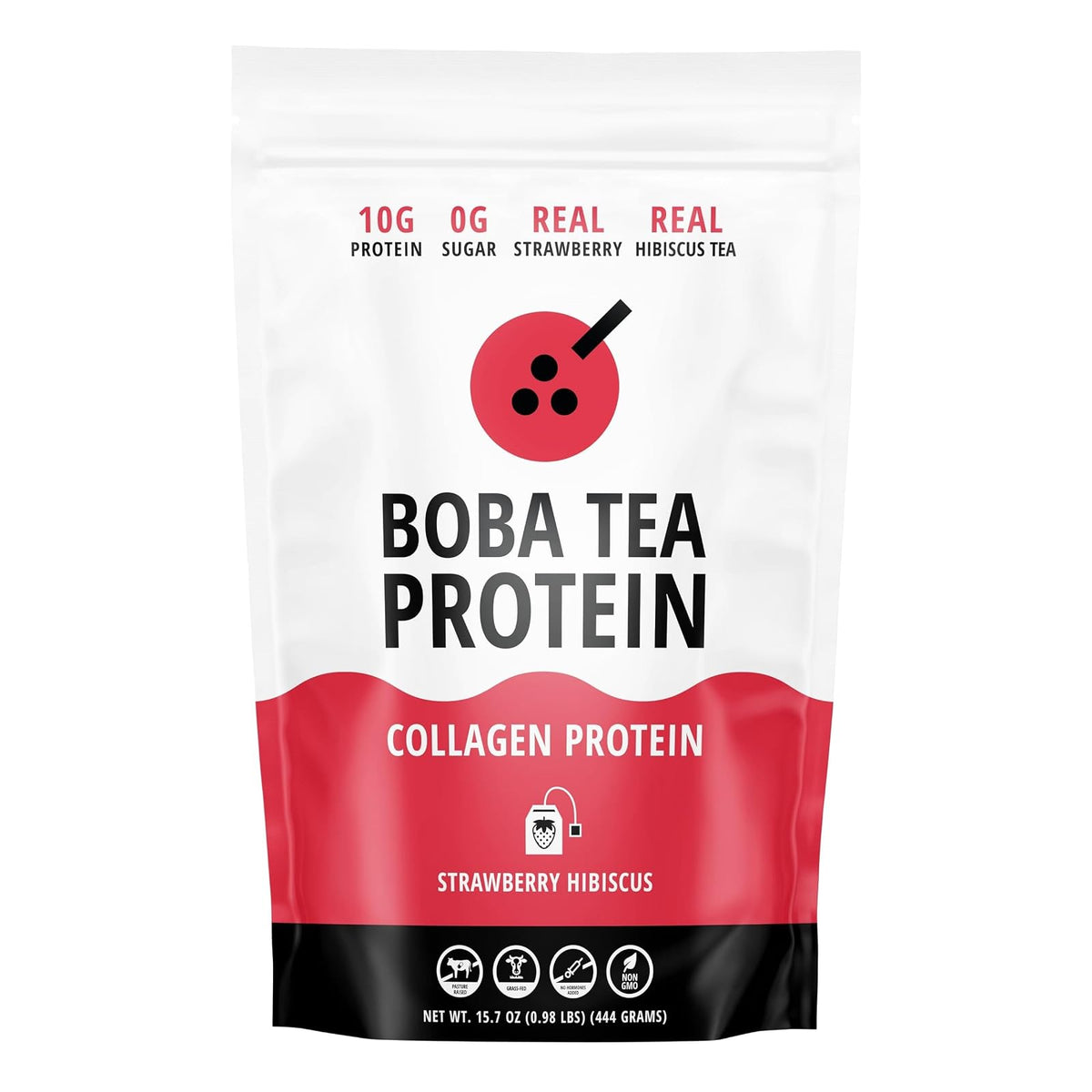 strawberry hibiscus collagen powder