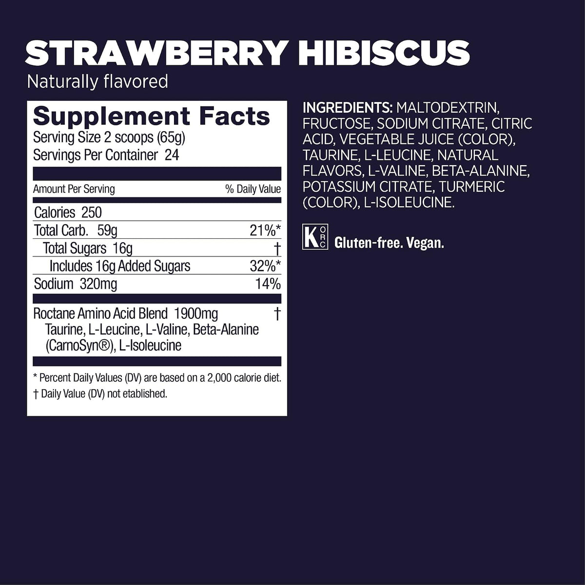 strawberry hibiscus flavour sports nutrition