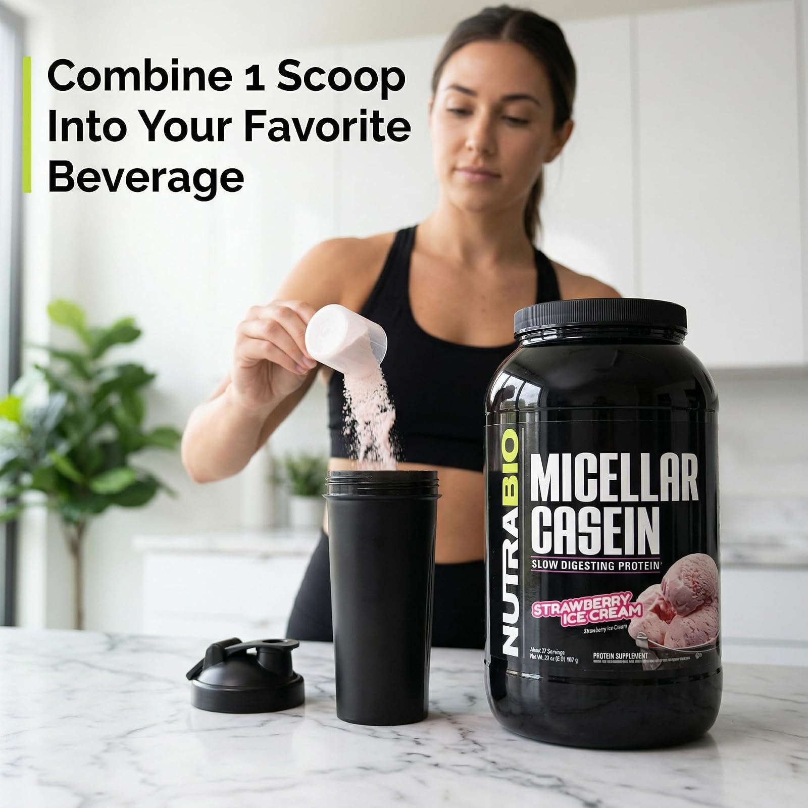 strawberry ice cream protein shake recipe