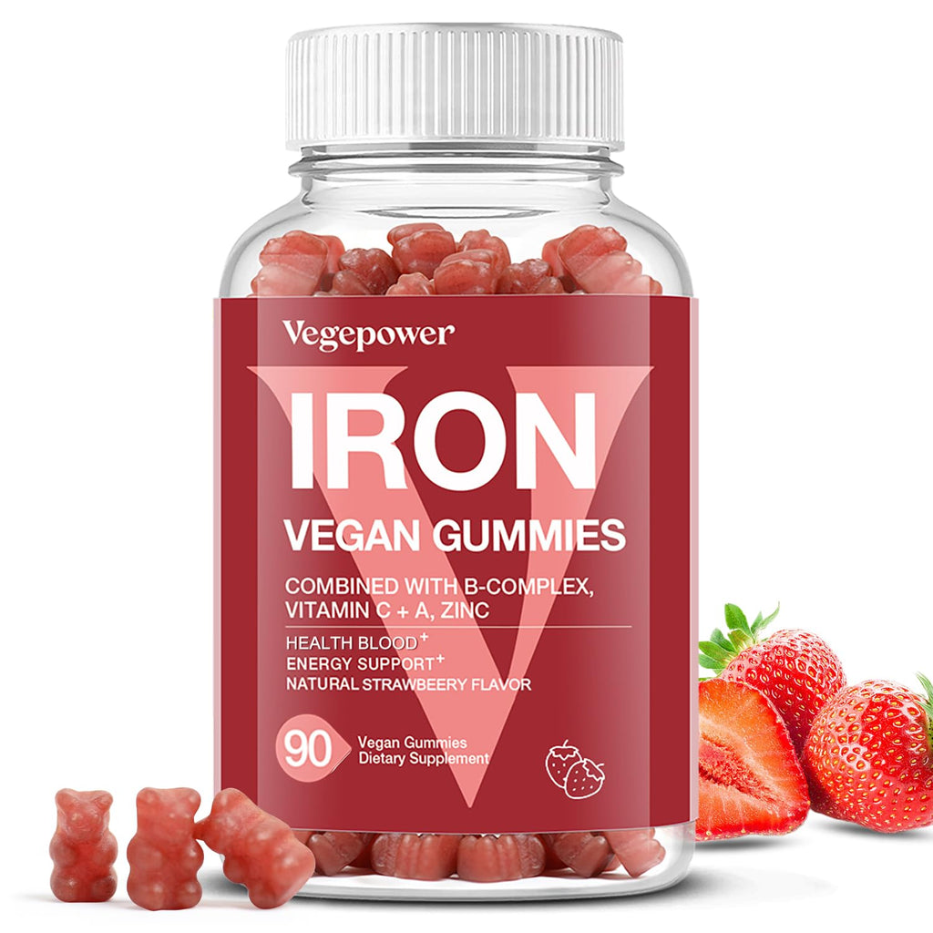 strawberry iron gummies for women