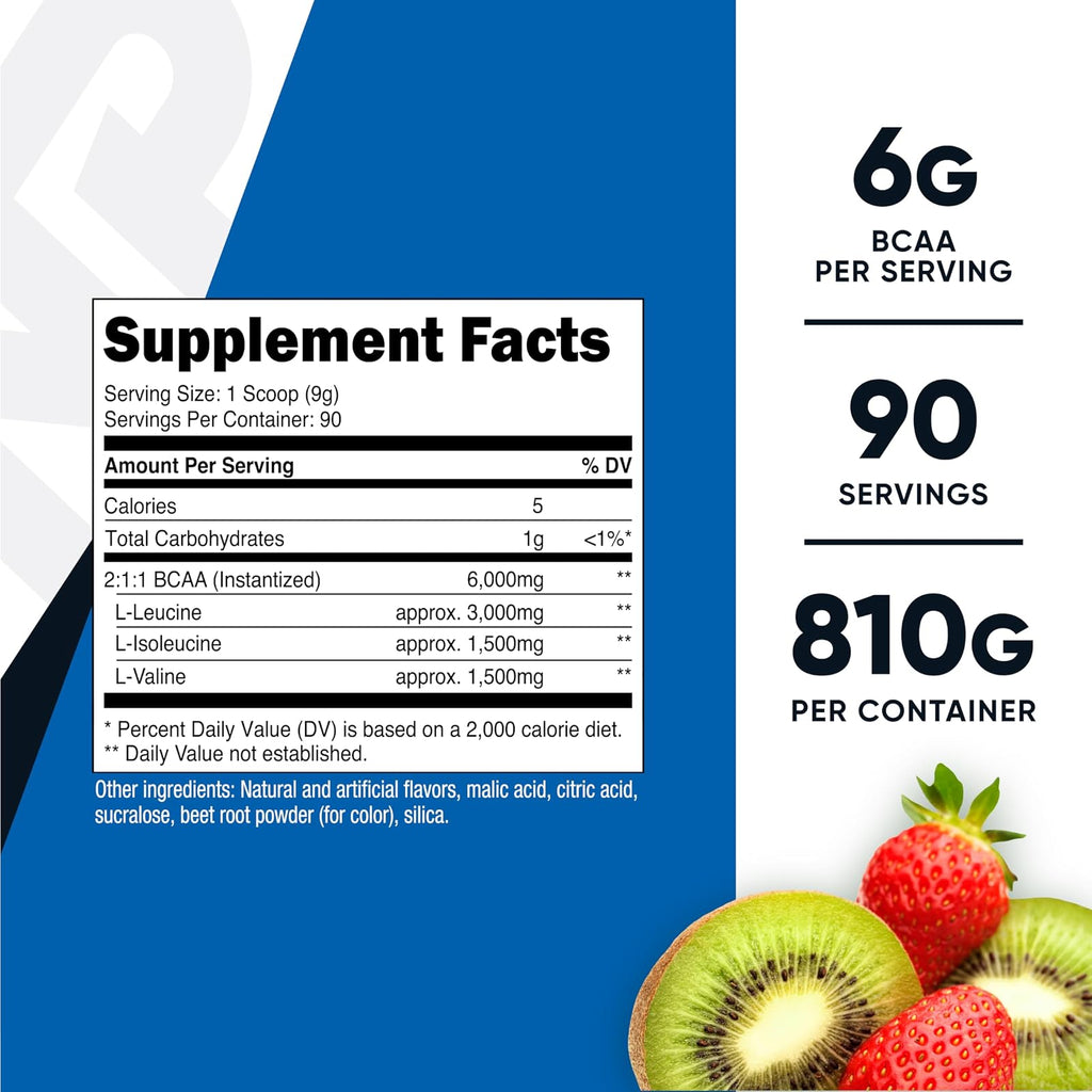 Strawberry kiwi BCAA amino acids