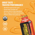 Strawberry kiwi caffeinated energy gel