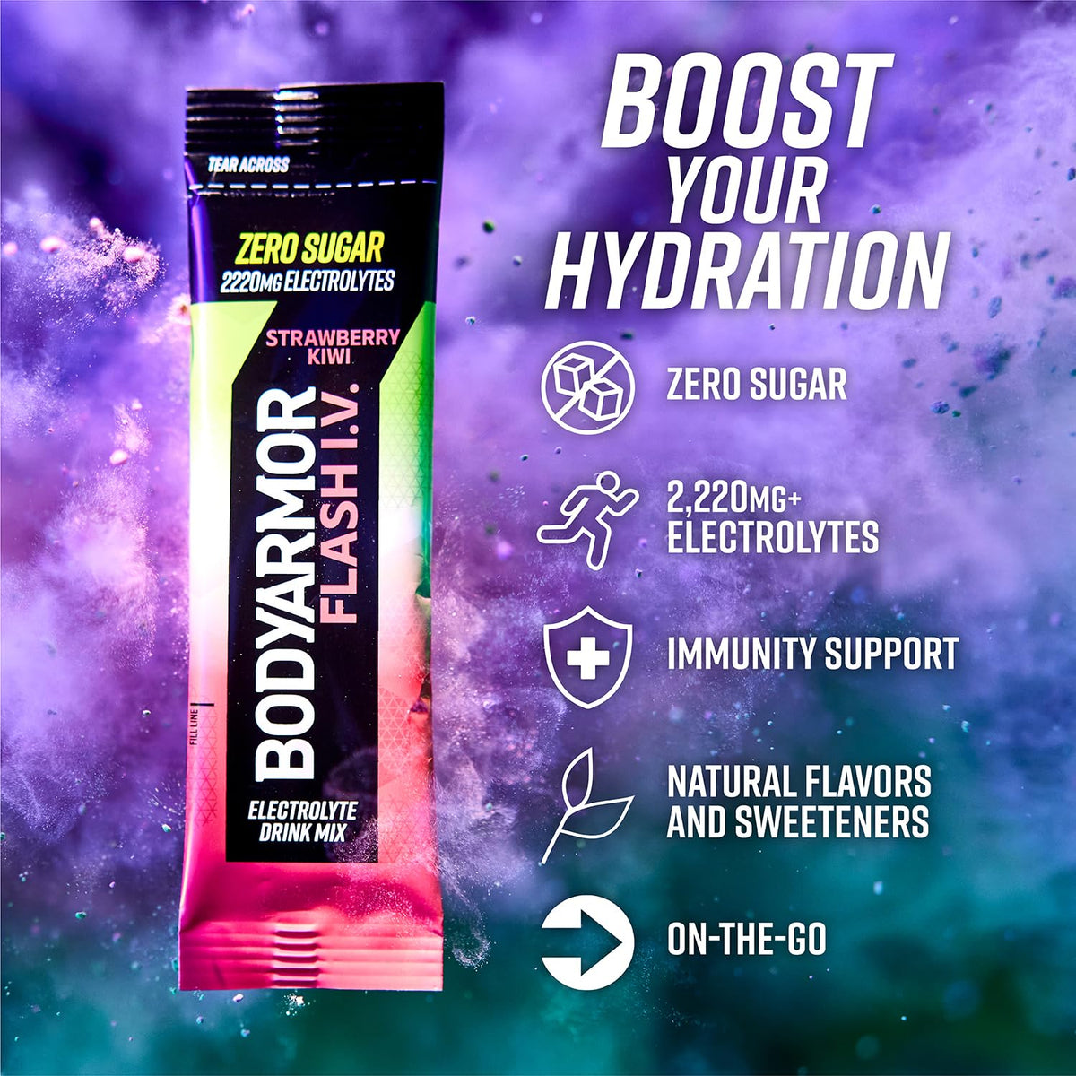 strawberry kiwi electrolyte drink mix