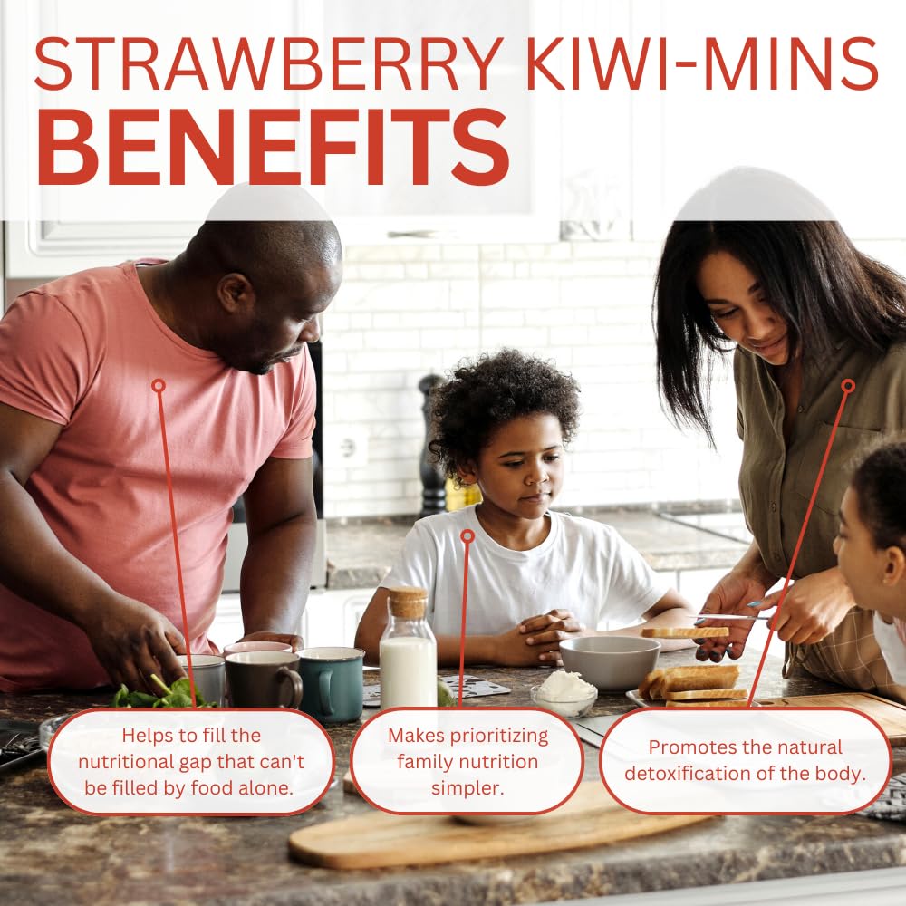 Strawberry Kiwi-Mins for daily wellness