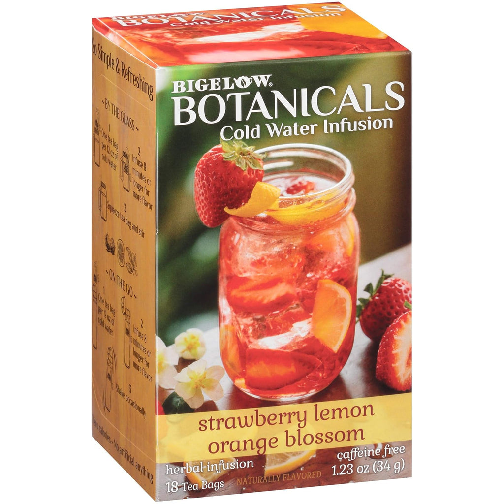 strawberry lemon cold brew tea