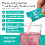 strawberry lemon electrolyte powder blend